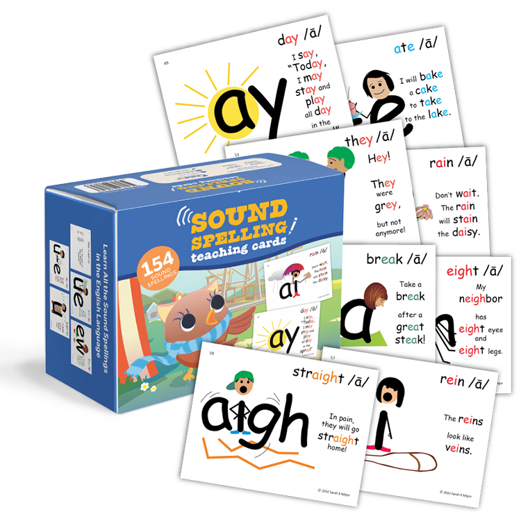 Sound Spelling Teaching Cards | Comprehensive Phonics Instruction ...