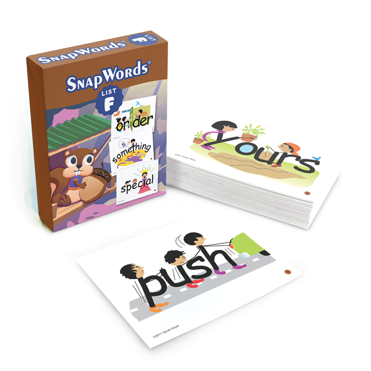 SnapWords® List F Teaching Cards | Sight Words Flash Cards – Child1st ...