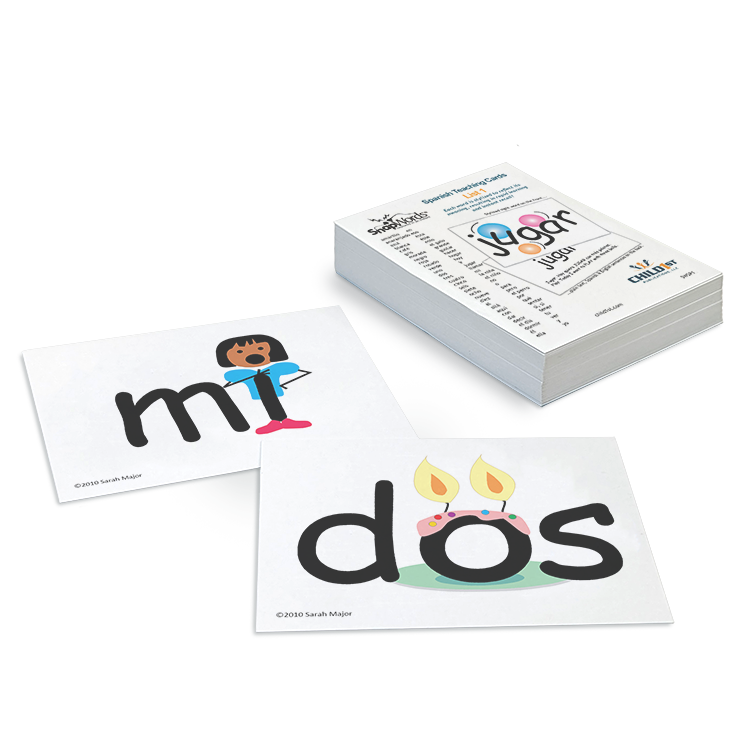 SnapWords® Spanish List 1 | Bilingual High-Frequency Words – Child1st ...