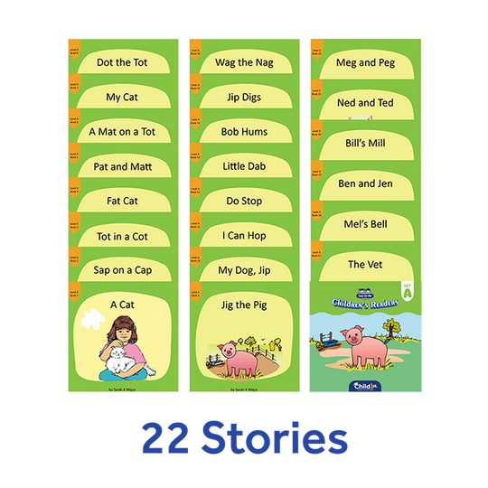 Easy-for-Me™ Children's Readers Set A | Decodable Books for Early ...