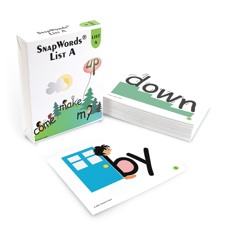 SnapWords® | Multisensory Sight Words – Child1st Publications