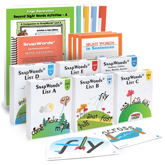 SnapWords® | Multisensory Sight Words – Child1st Publications
