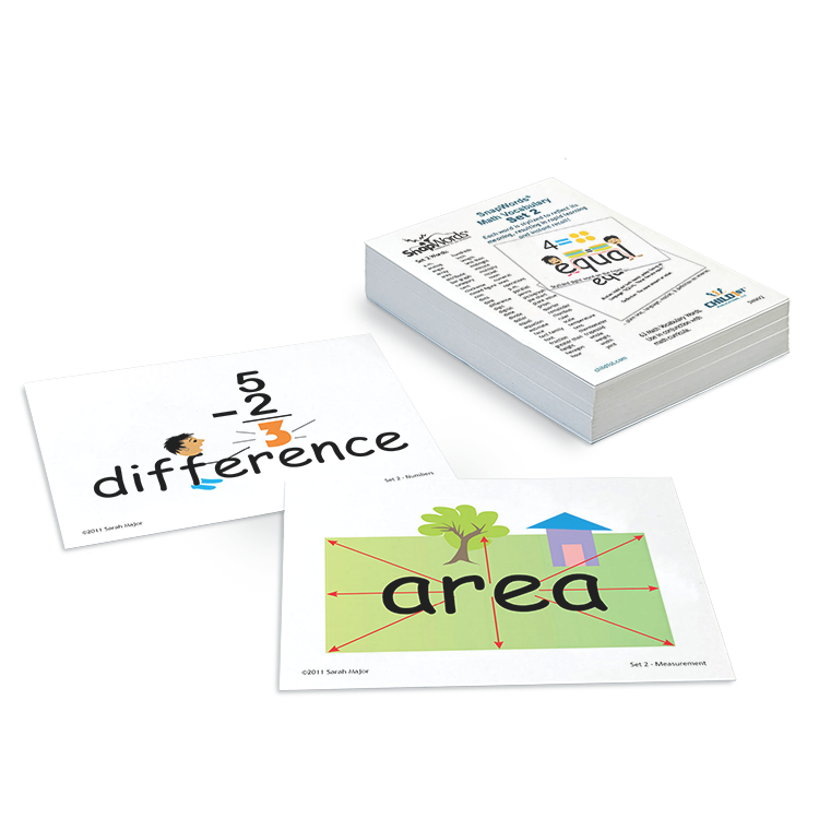 SnapWords® Math Vocabulary Set 2 | Master Key Math Concepts – Child1st ...