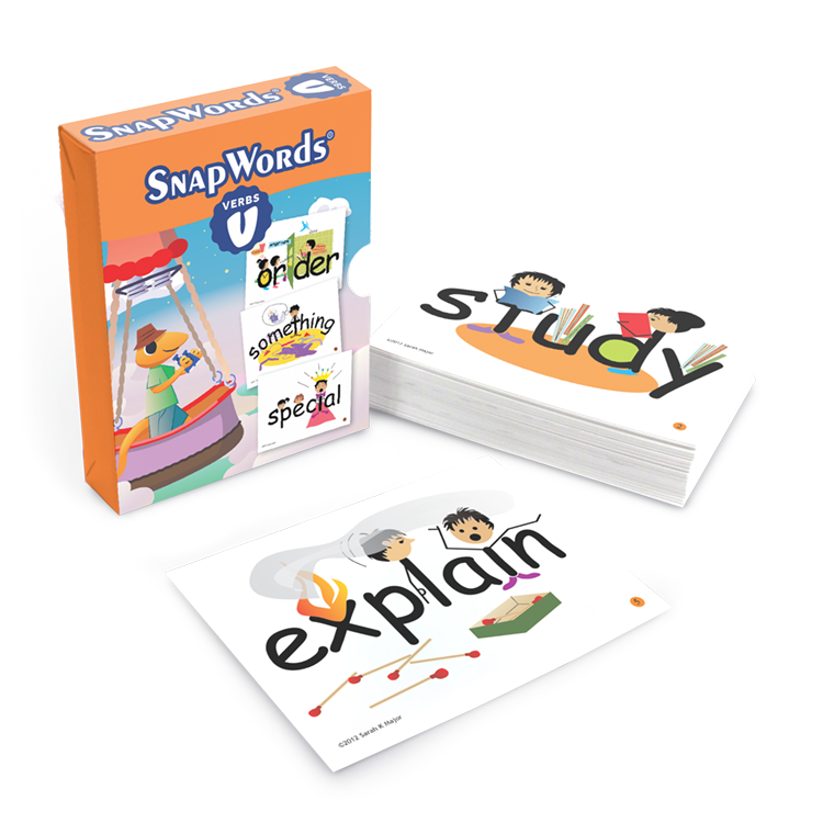 SnapWords® Verbs | High-Frequency Verb Flash Cards – Child1st Publications