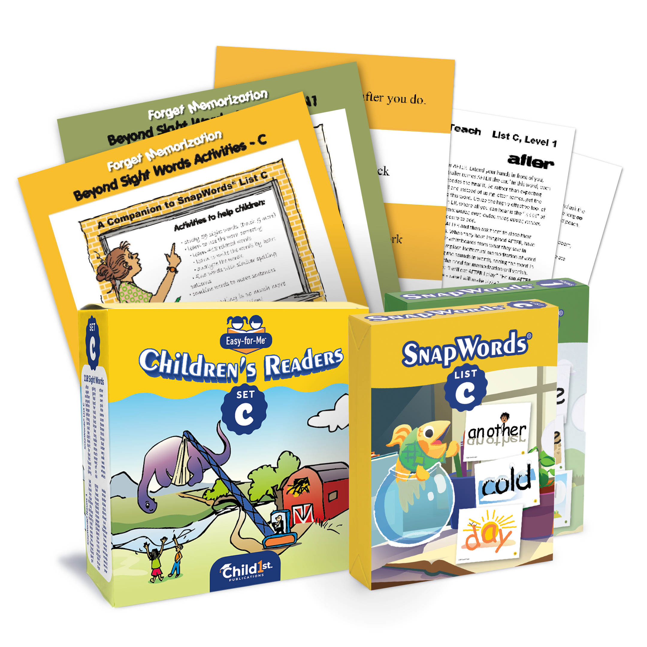 SnapWords® System Kit C | Advanced Reading Mastery and Nouns – Child1st ...